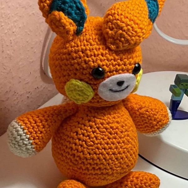 Pawmi Amigurumi Crochet Pattern - PDF File - Pokemon Inspired Tutorial ...