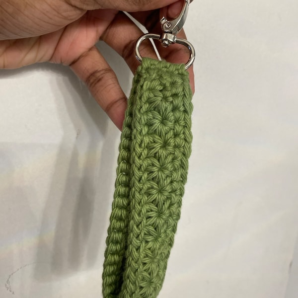 Crochet Keychain,crochet Key Fob,artsy Arthurs,wristlet Key Fob,boho ...