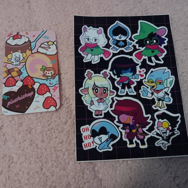 Deltarune Sticker Sheet - Etsy