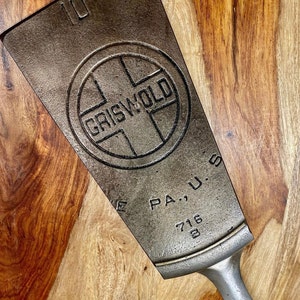 RARE Griswold 2 Large Block Logo Cast Iron Skillet - Etsy