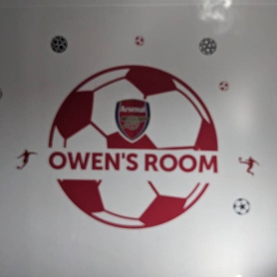 Traditional Round Double Border House Number Decal Etched Glass Style ...