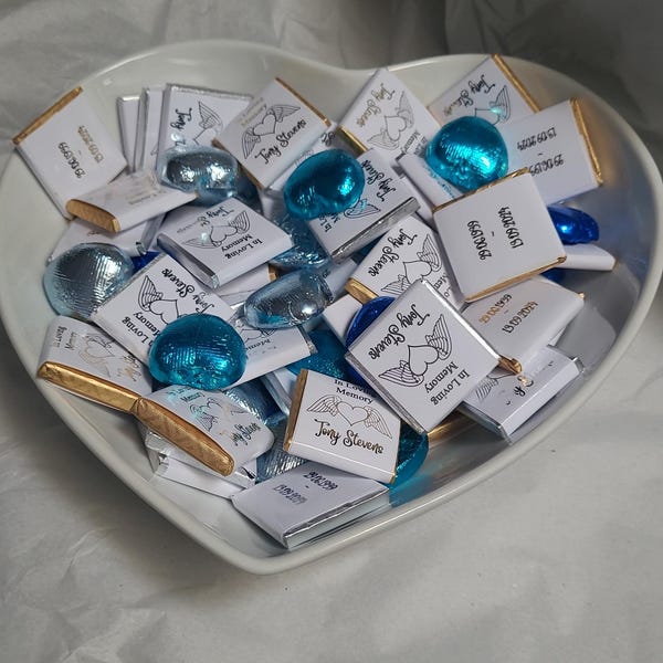 Personalised Happy Birthday Party Favours Chocolate Favours Black ...