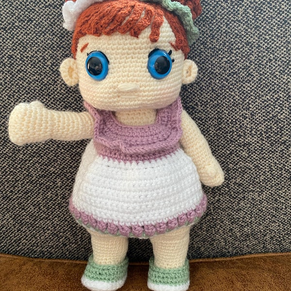 Сrochet Pattern In English Liza Doll Etsy