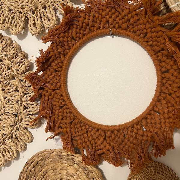 New Macrame Mandala Natural Color - Etsy