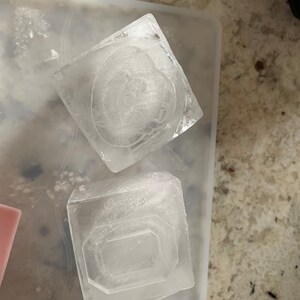 Custom Ice Mold Letter Ice Cubes Monogram Ice Mold | Etsy