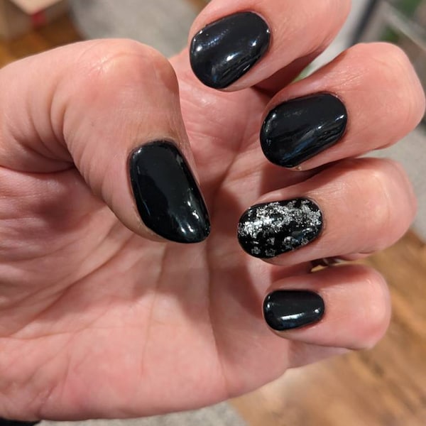 Black Swan- Dip Powder, Dip Powder for Nails, Acrylic, Halloween, New ...