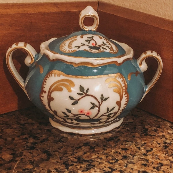 Angel and Pink Rose Child's Rococo Tea Set - Etsy