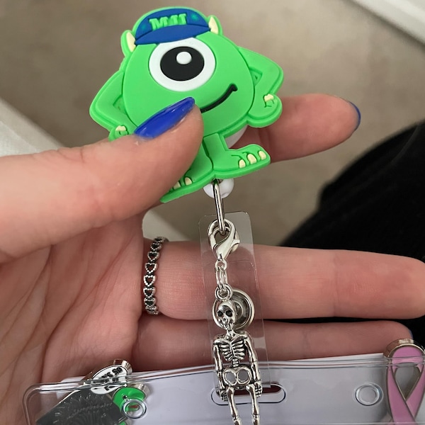 Skeleton, Rad Tech, X-ray Badge Reel Charm · Lanyard Charm · Keychain ...