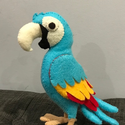 PDF Pattern to Make a Felt Parrot - Etsy