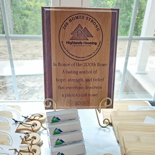 Personalized Plaque for Retirement | Laser Engraved Genuine Red Alder ...