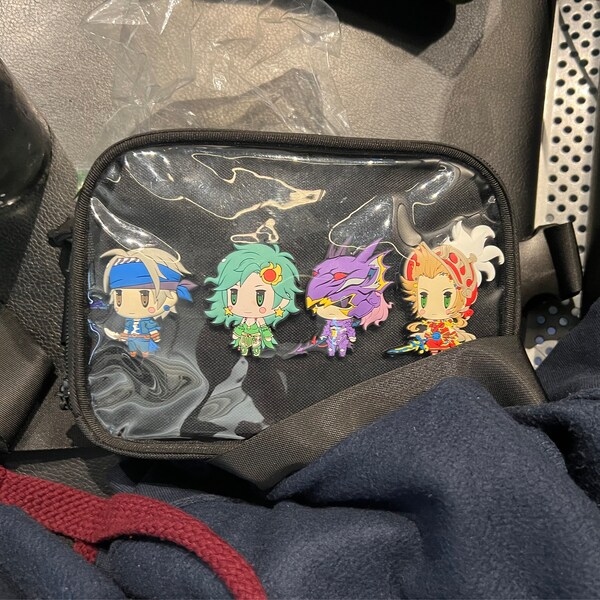 Pin Belt Bag - Ita Bag, Pin Display Bag, Clear Pocket Display Bag, Pin ...