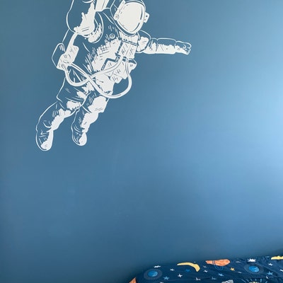 Astronaut Decal Astronaut Sketch Vinyl Sticker Hand Draw Astronaut ...