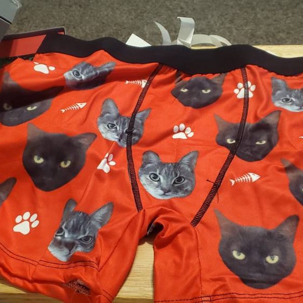 Personalized Print Hug Boxer Briefs for Men, Custom Face Boxer Briefs ...