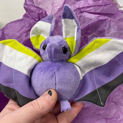Handmade Non-binary Pride Bat Doll Multiple Colour Options Made to ...