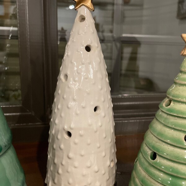 Ceramic Jack-o-lantern Luminary, Wheel Thrown, Mossy Green - Etsy