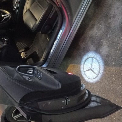 2X Led Puddle Light Side Mirror Logo Projector Lights for Mercedes AMG ...