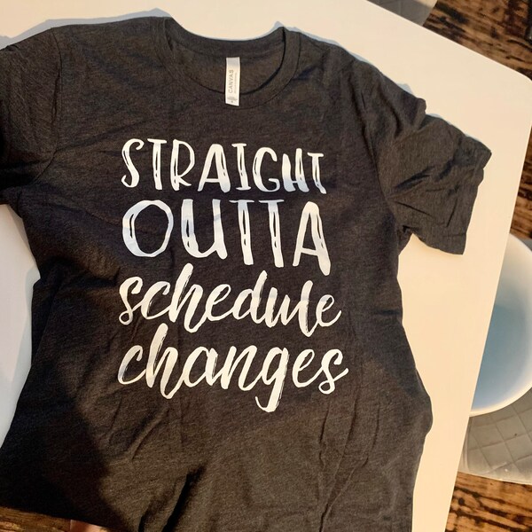 School Counselor Shirt, Guidance Counselor Gift, Schedule Changes ...