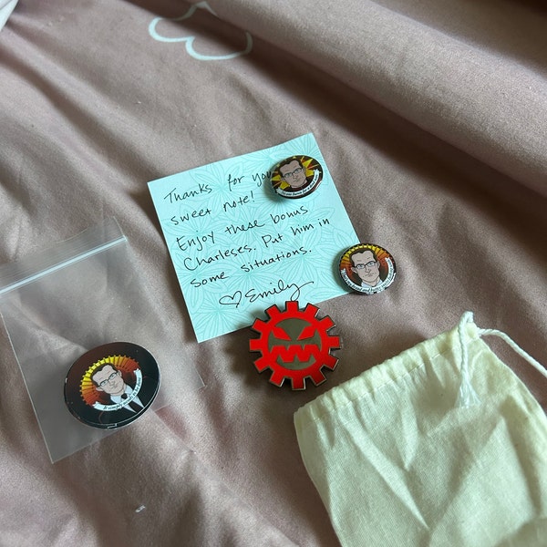 Charles Offdensen (CFO) 1 Inch Button Pins - 5 Types - Metalocalypse ...