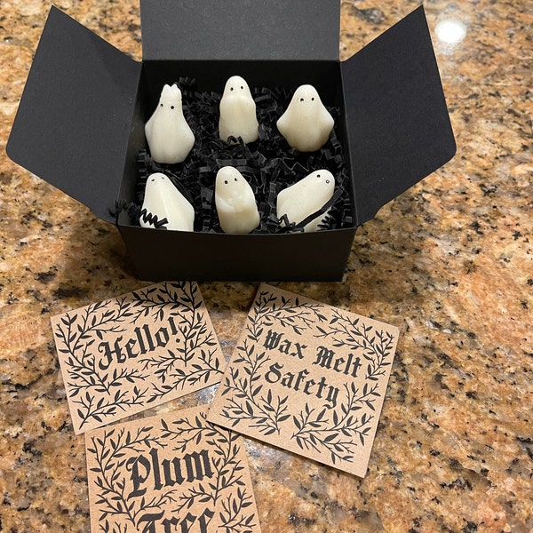 Ghostly Vanilla Soy Wax Melts Gothic Wax Melts, Ghost, Ghosts, Witchy ...