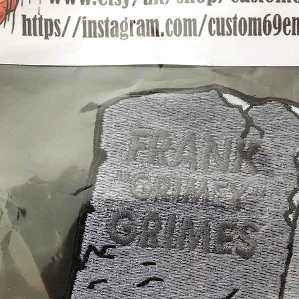 Frank Grimes Grimey Patch. for the Simpsons Lovers,collectors. Old Grimey - Etsy