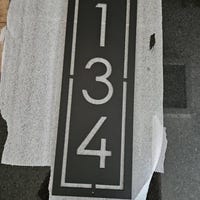 White House Numbers / Modern Address Number / House Number Sign ...
