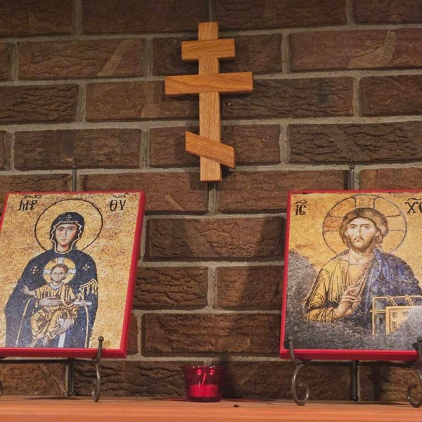 Morado Wooden Orthodox Wall Cross - Etsy