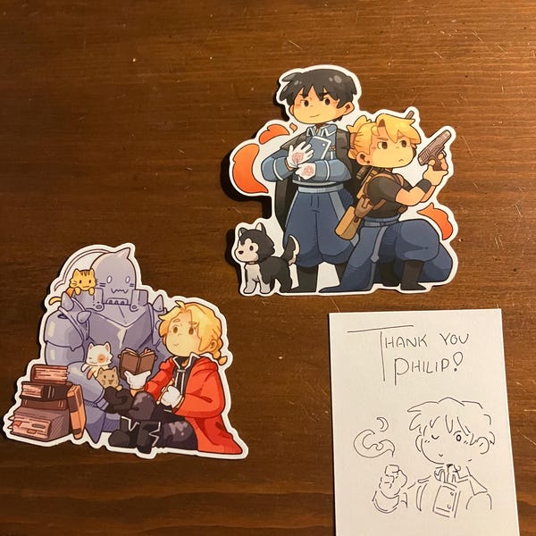Fullmetal Alchemist Sticker - Etsy