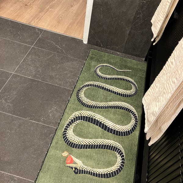 Bathroom Rug, Modern Rug, Animal Rug, Cute Rugs, Front Door Rugs, Snake ...