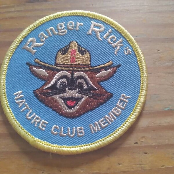 Ranger Rick's Nature Club Embroidered Patch, Outdoor Club - Etsy
