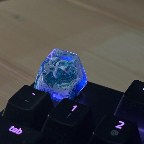Water Dragon Custom Keycaps, Artisan Keycap, Artisan Keycaps Anime ...