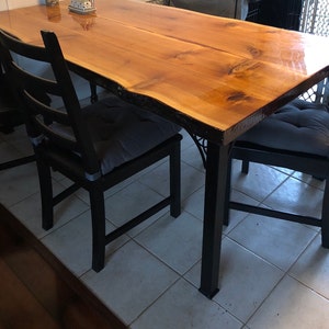 Steel Table Legs With Decorative Metal Scroll Gussets Set of 4 - Etsy