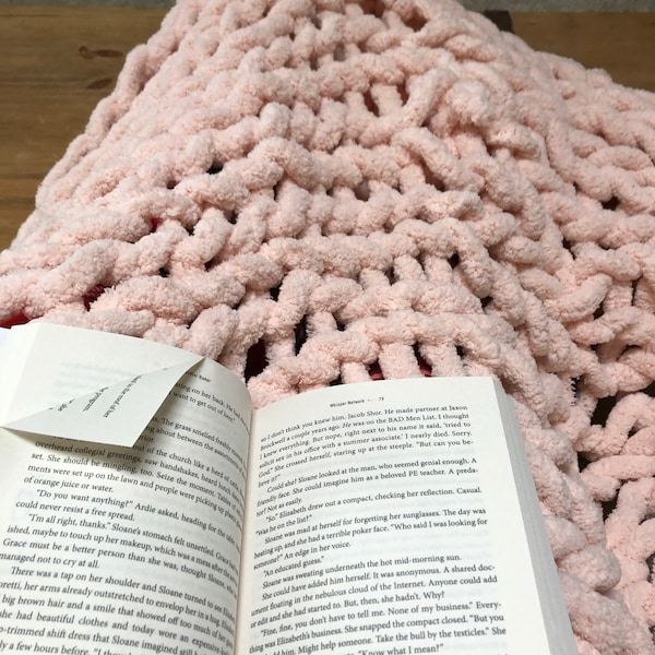 DIY No-knit Chunky Blanket Kit With Video - Etsy
