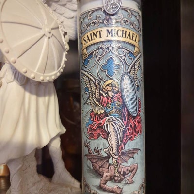 St. Michael Candle Archangel Michael Candle - Etsy
