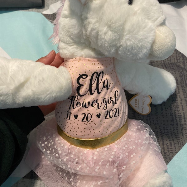 Flower Girl Gift, Wedding Gift, Bridesmaid Gift, Flower Girl Proposal ...