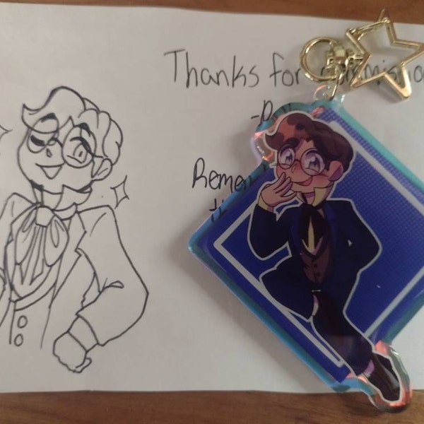 Mike Deltarune Charm | Battat , Jongler , Pluey | PREORDER [read Desc ...