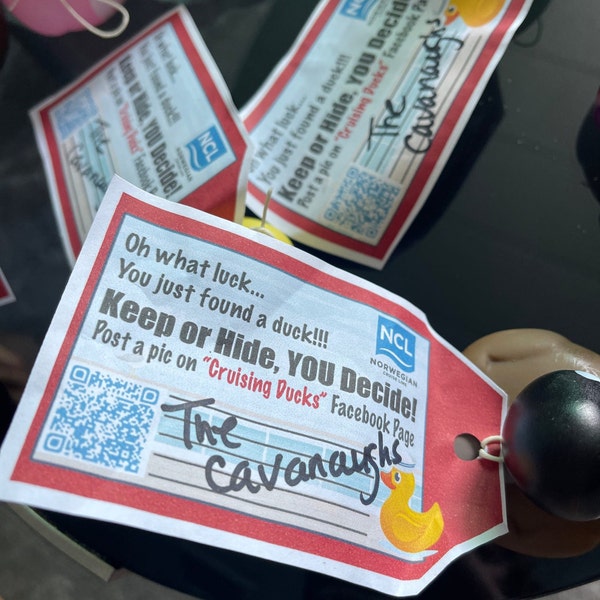 Royal Caribbean Cruising Ducks INSTANT DOWNLOAD Tags Cruise Rubber Duck ...