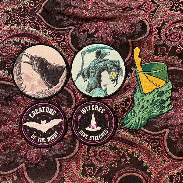 Nevermore Woven Patch - Etsy