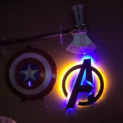 Captain America Shield Wall Mount, Plaque and SECRET FILE - Etsy