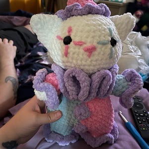 Crochet Jester Kitty and Bunny Pattern. Crochet Jester Bunny. Crochet ...