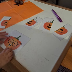 Fall Lacing Cards, Preschool Fine Motor Skill Activity, Fall Toddler ...