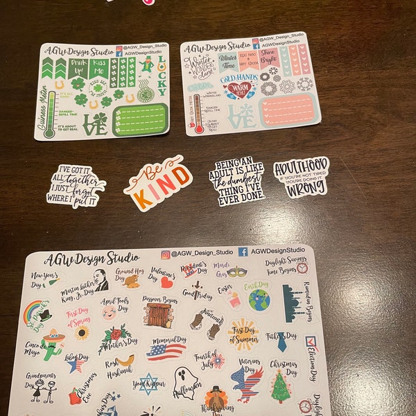 United States Holiday Stickers - Custom Made - Holidays - Bullet ...