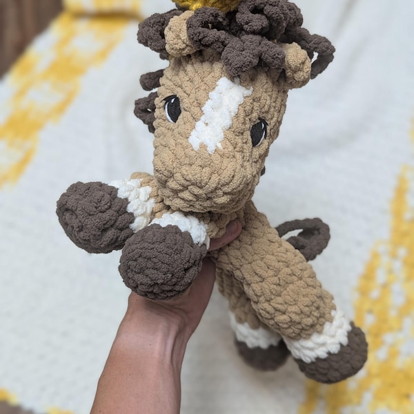 Paylin the Pony SNUGGLER Crochet Pattern | No Sew Low Sew Crochet ...