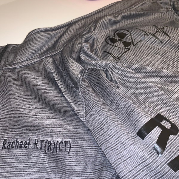 Radiology Nurse Jacket CT Embroidered Radiologist Custom Personalized ...