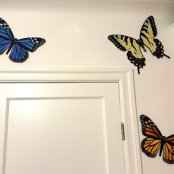 Custom Hand-painted Butterfly | Wall Decor | Boho and Cottage Core ...