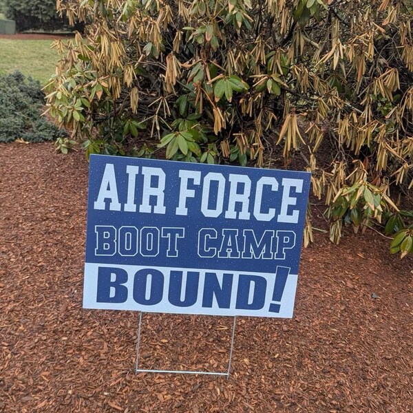 Army Bound Yard Sign Army Gift Army Graduation BCT Army Sign Army Yard ...