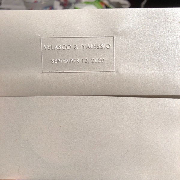Address Envelope Embosser Stamp Wedding Invitation Seal Embosser ...