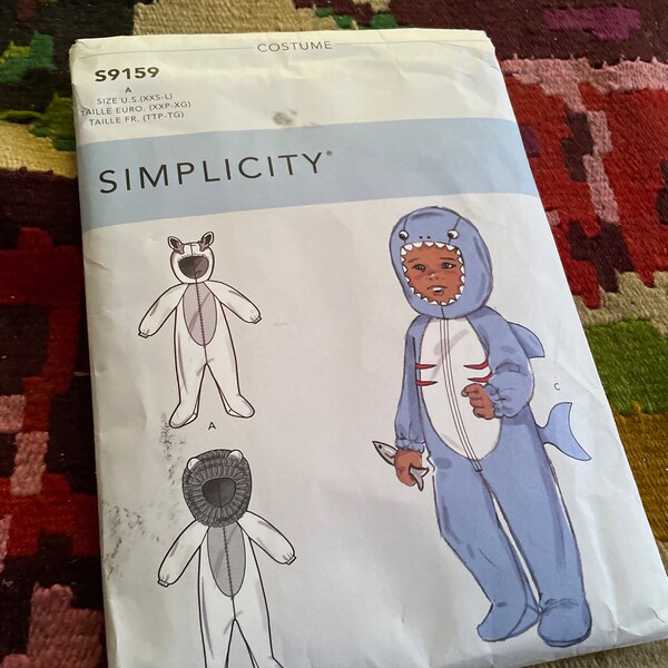 Simplicity 4993 Rag Quilt Wall Hangings or Throws. Cat, Bear, Dog ...