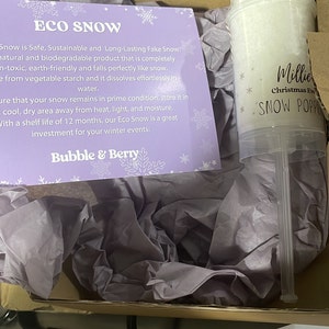 Biodegradable Fake SNOW Water Soluble - Etsy