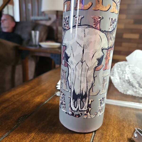 Police Grid 20 Oz Skinny Tumbler Sublimation Wrap // Digital Download ...