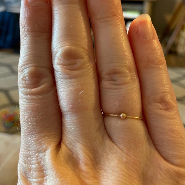 Spinner Ring 14k Gold Filled Stacking Ring - Etsy
